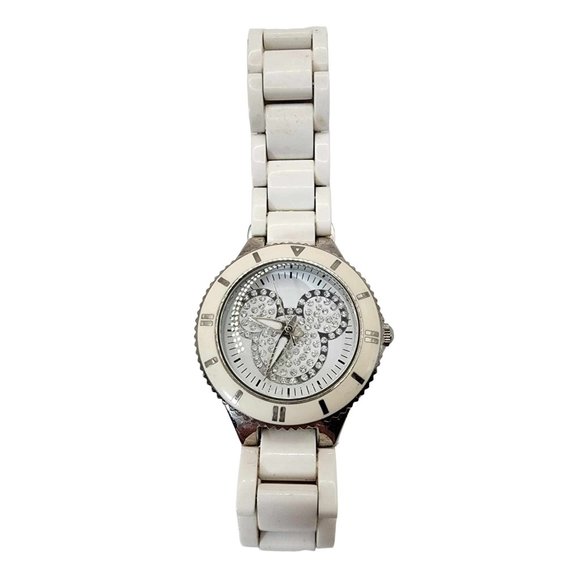 Disney | Accessories | Disney Parks Crystal Mickey Mouse Head Dial ...